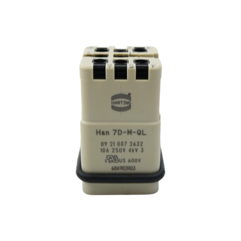 HARTING HAN 7D-M-QL 09 21 007 2632 250V 10A NSNP – MRO Global Solutions
