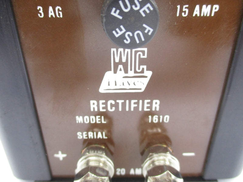 WC HAYES 1610 16VAC 20A NSNP