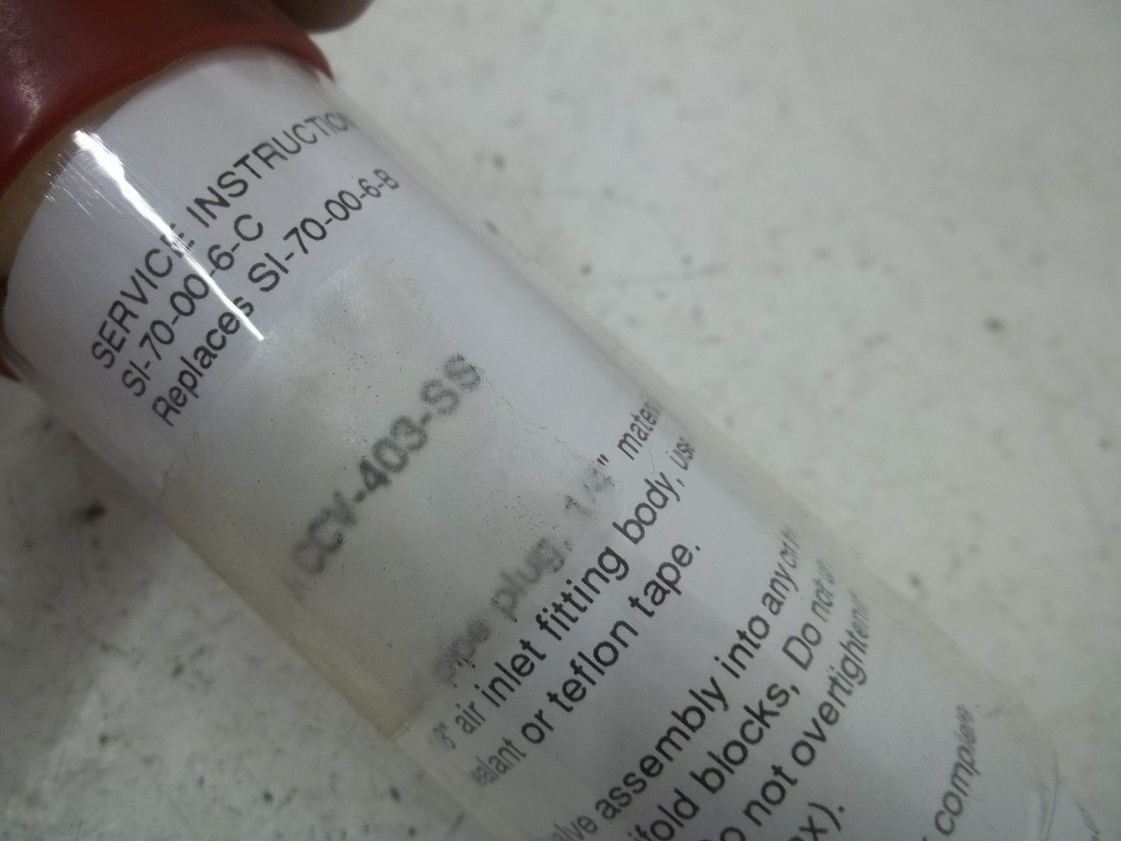 ITW CCV-403-SS COLOR CHANGE VALVE *ORIGINAL PACKAGE*