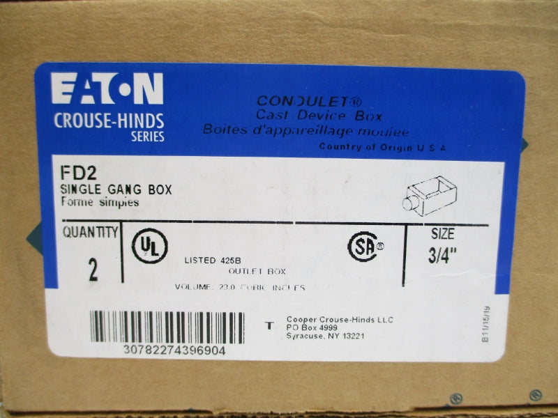 EATON FD2 3/4" (PKG OF 2) NSMP – MRO Global Solutions
