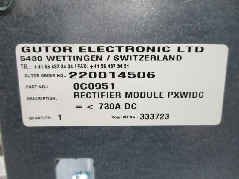 GUTOR ELECTRONIC PXWIDC 0C0951 NSNP – MRO Global Solutions