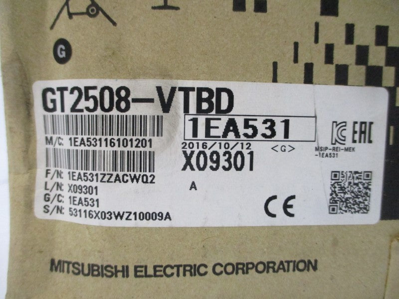 MITSUBISHI GT2508-VTBD 24VDC NSMP – MRO Global Solutions