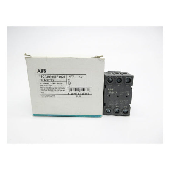 ABB 1SCA104943R1001 OT40FT3S 600V 40A NSMP – MRO Global Solutions