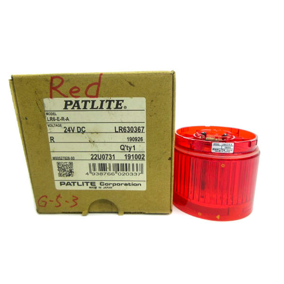 PATLITE LR6-E-R-A 24VDC NSMP – MRO Global Solutions