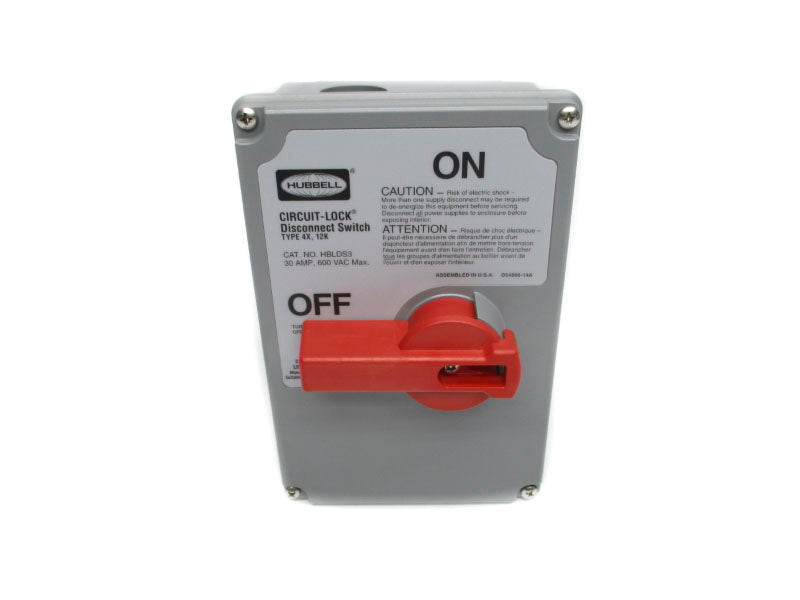HUBBELL HBLDS3 600VAC 30A NSNP – MRO Global Solutions