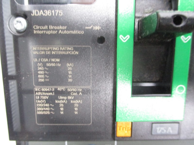 SQUARE D JDA36175 600V 175A (GREEN) NSMP – MRO Global Solutions