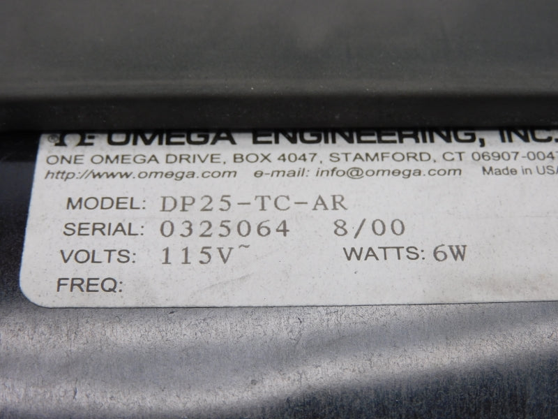 OMEGA DP25-TC-AR 115V UNMP – MRO Global Solutions