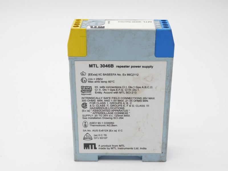MEASUREMENT TECHNOLOGY MTL3046B 250V UNMP – MRO Global Solutions