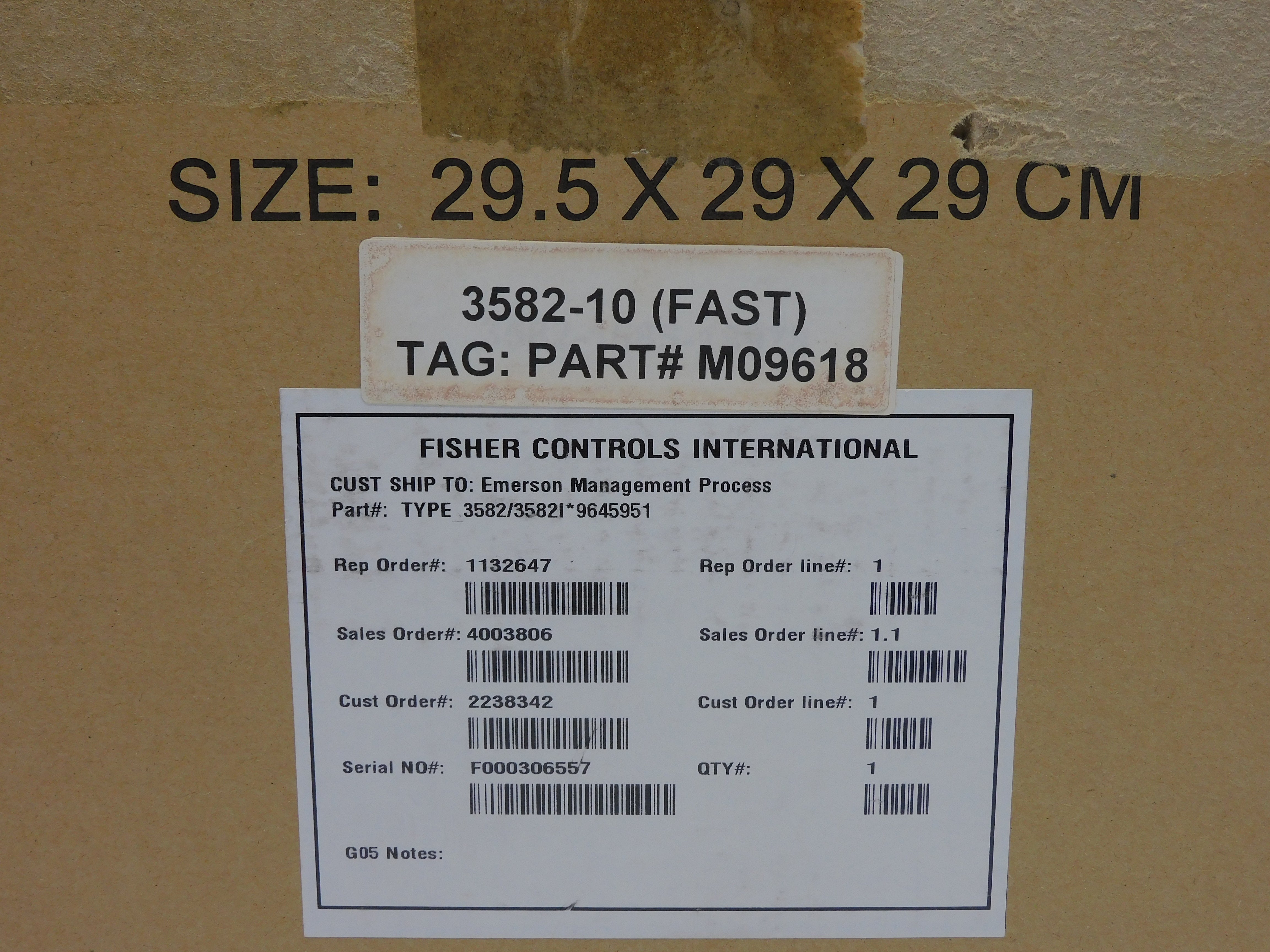 FISHER 3582-10 3-15PSI NSMP – MRO Global Solutions