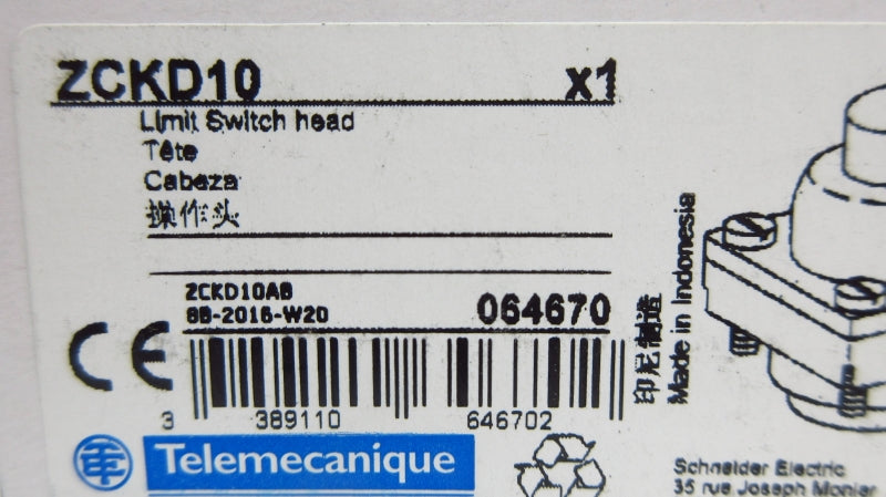 TELEMECANIQUE ZCKD10 NSMP