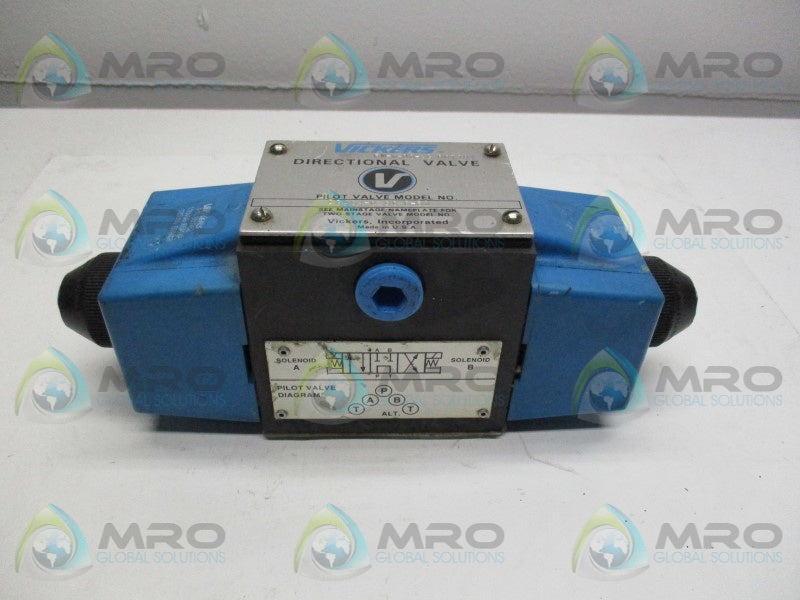 VICKERS DG4S4-018C-B-60 DIRECTIONAL CONTROL VALVE * NEW NO BOX * – MRO ...
