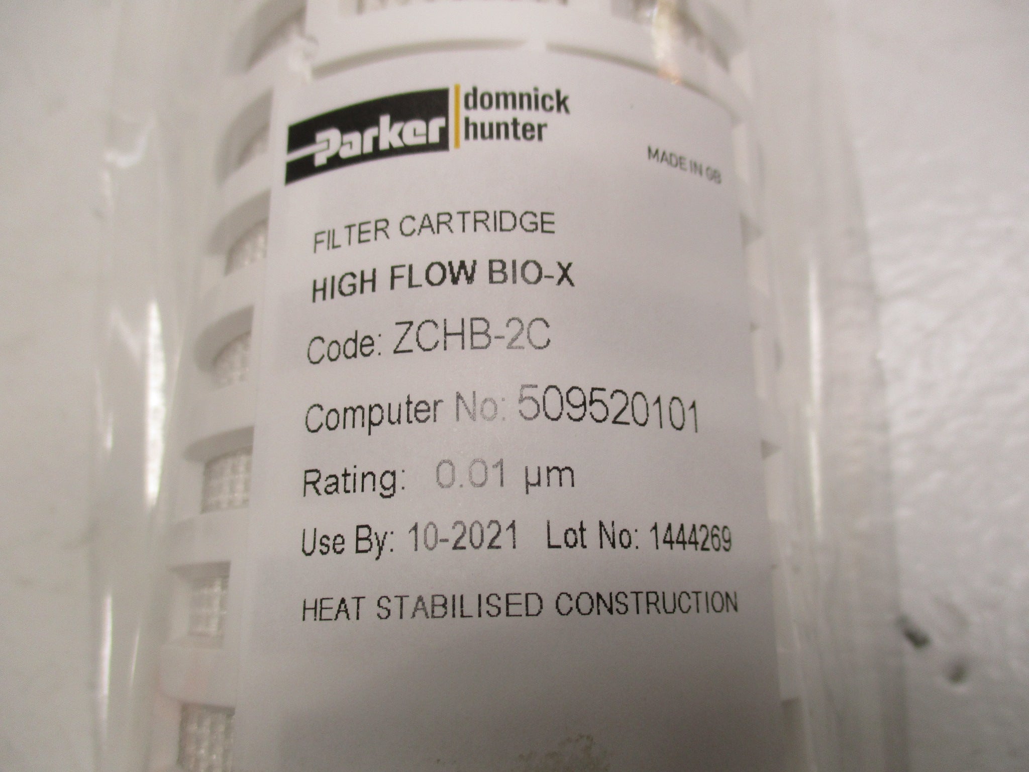 PARKER ZCHB-2C HI-FLOW BIO-X FILTER CARTRIDGE * NEW IN BOX * – MRO ...