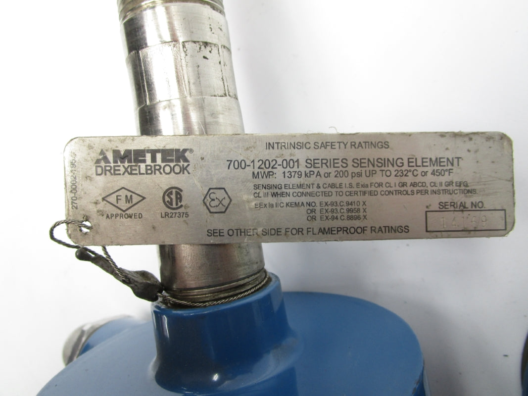 AMETEK DREXELBROOK 700-2102-001 200PSI NSNP – MRO Global Solutions