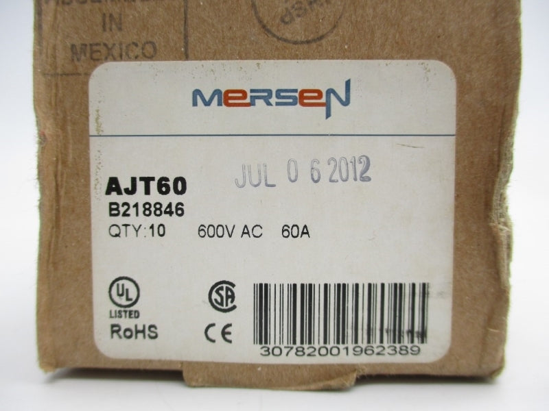 MERSEN AJT60 600VAC 60A (PKG OF 10) NSFS – MRO Global Solutions