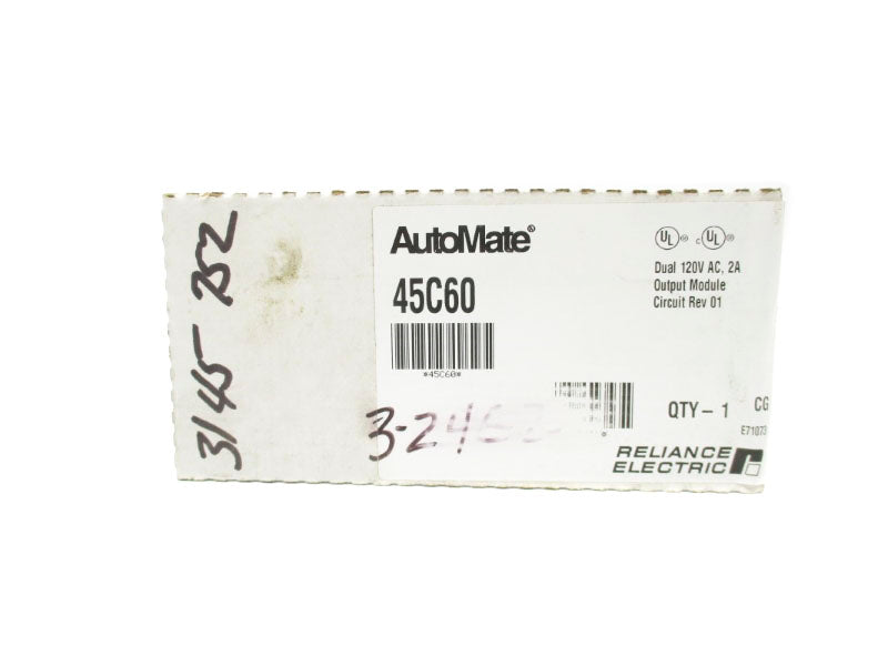 AUTOMATE 45C60 120VAC 2A NSFS – MRO Global Solutions