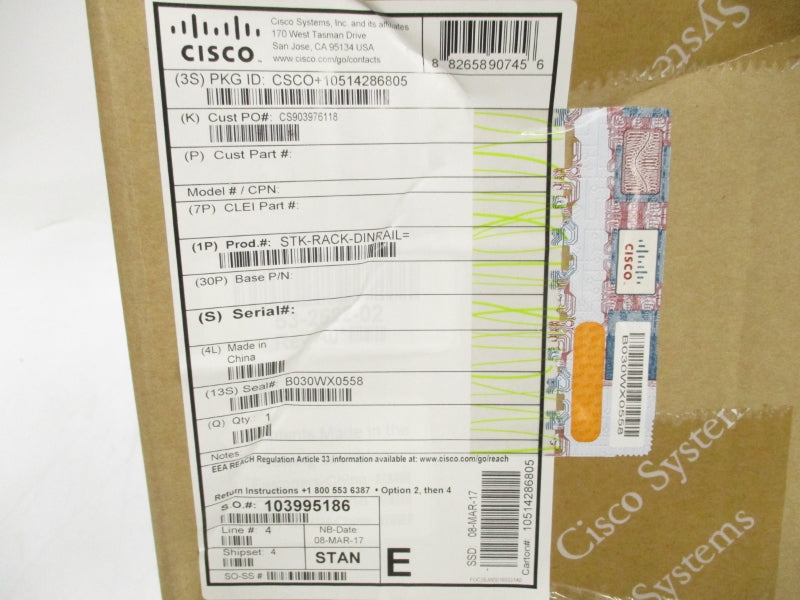 CISCO STK-RACK-DINRAIL NSFS – MRO Global Solutions