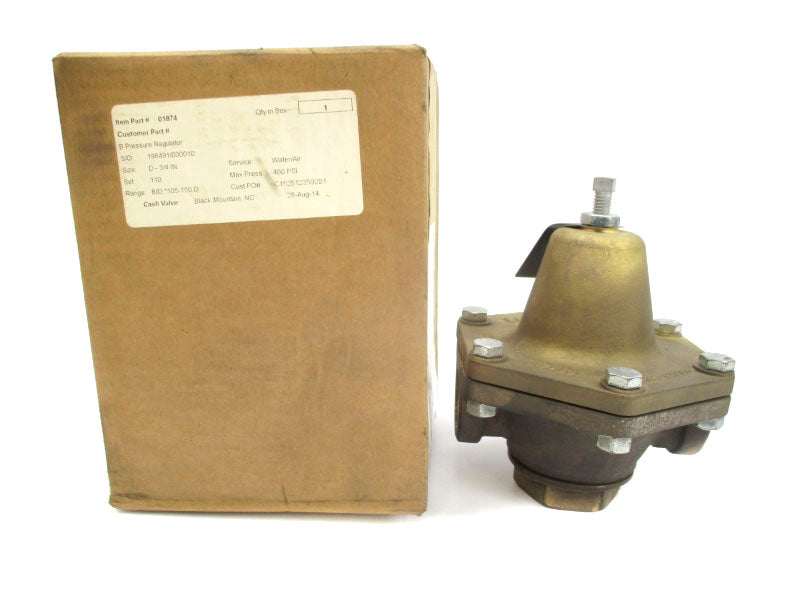 CASH VALVE B283-C37700 01874 400PSI 3/4" NSMP