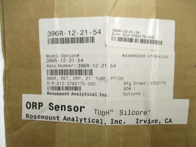 ROSEMOUNT 396R-12-21-54 NSFS – MRO Global Solutions