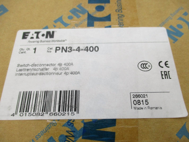 EATON PN3-4-400 400A NSFS – MRO Global Solutions