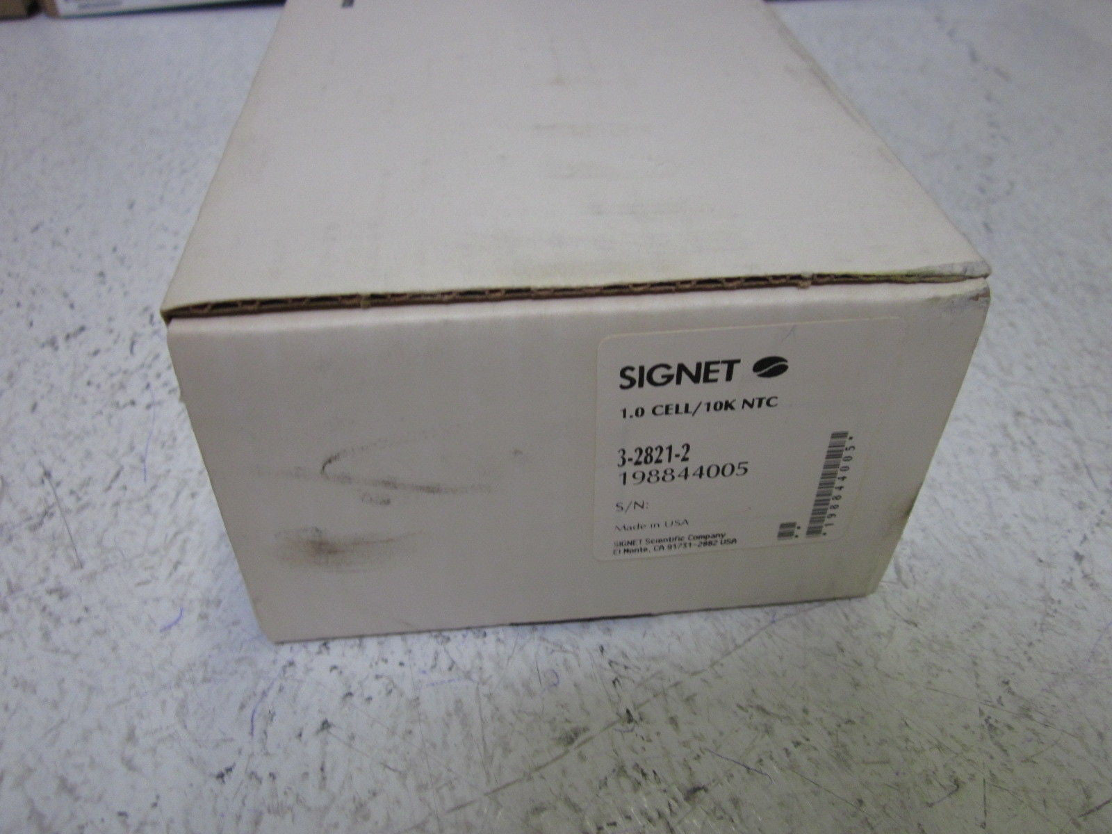 GEORGE FISHER SIGNET 3-2821-2 CONDUCTIVITY SENSOR *NEW IN BOX*