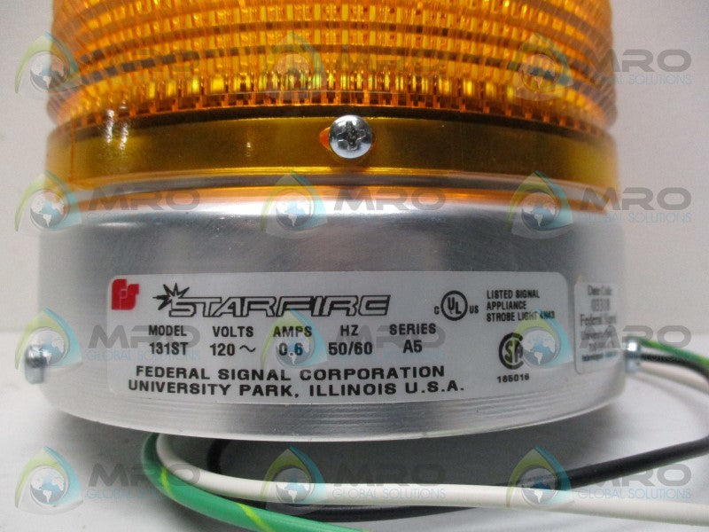 FEDERAL SIGNAL 131ST-120A AMBER STACK LIGHT * NEW IN BOX * – MRO Global ...