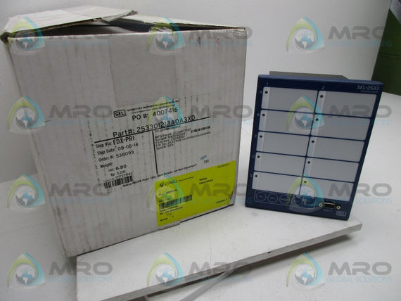 SEL SEL-2533 253301213A0A3X0 ANNUNCIATOR * NEW IN BOX