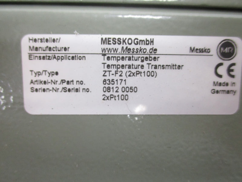 MESSKO ZT-F2 2XPT100 NSMP – MRO Global Solutions