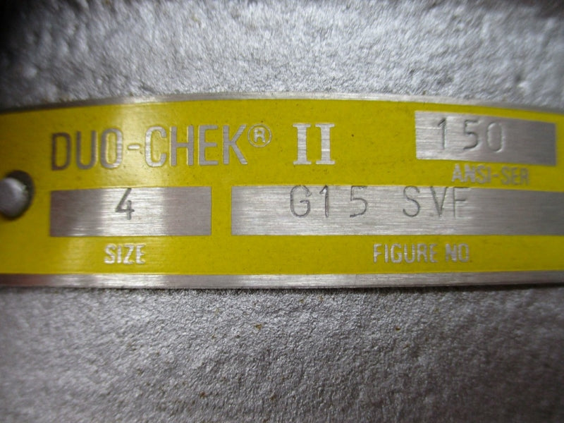 MARLIN DUO-CHEK II G15SVE 285PSI 4" UNMP