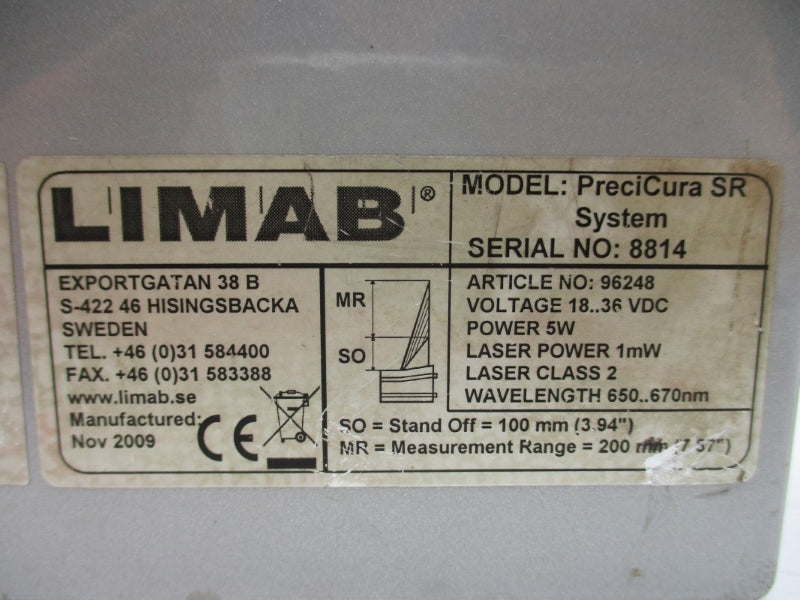 LIMAB PRECICURA SR SYSTEM 96248 18-36VDC UNMP
