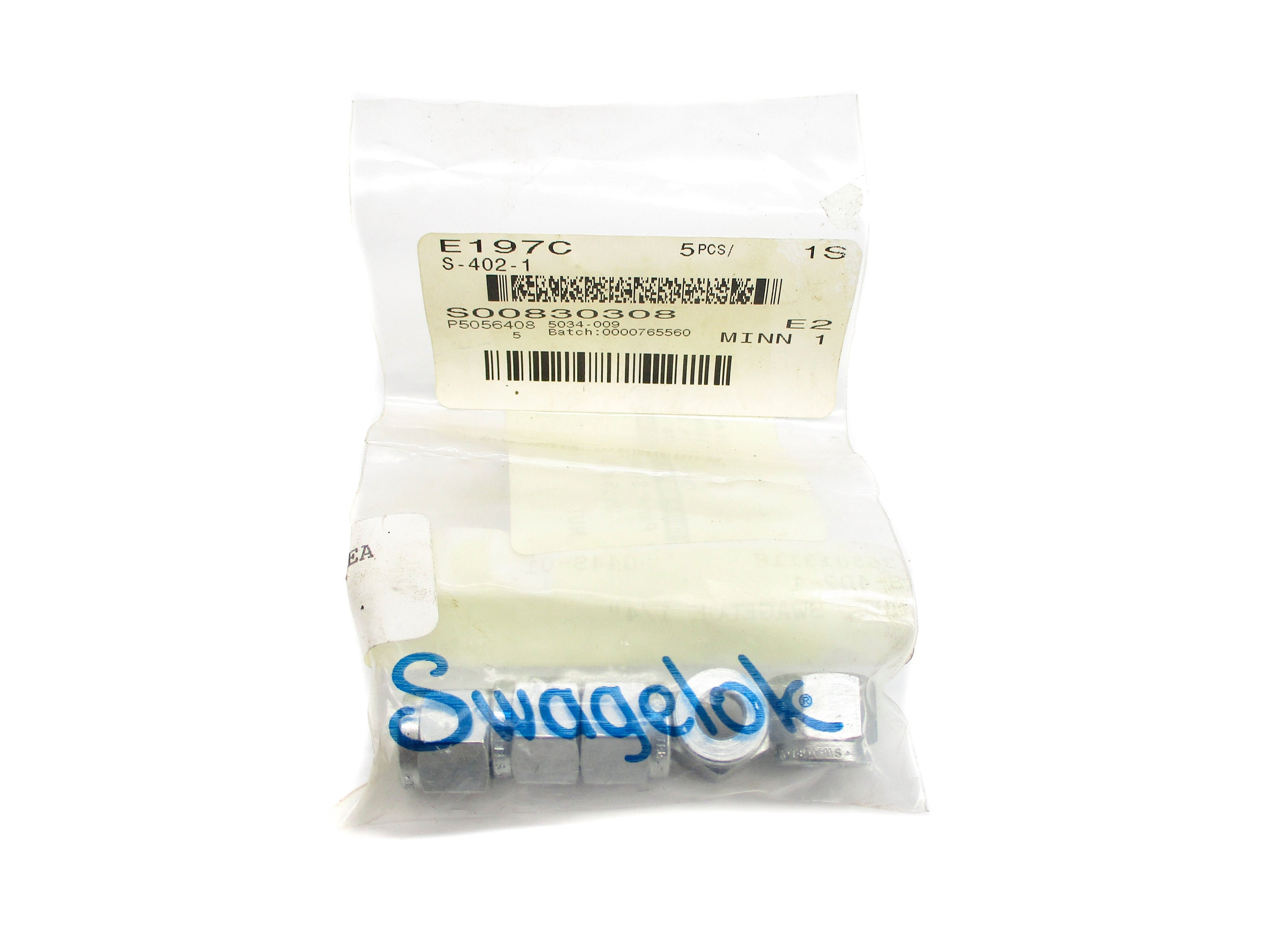 SWAGELOK S-402-1 (PKG OF 5) NSMP – MRO Global Solutions