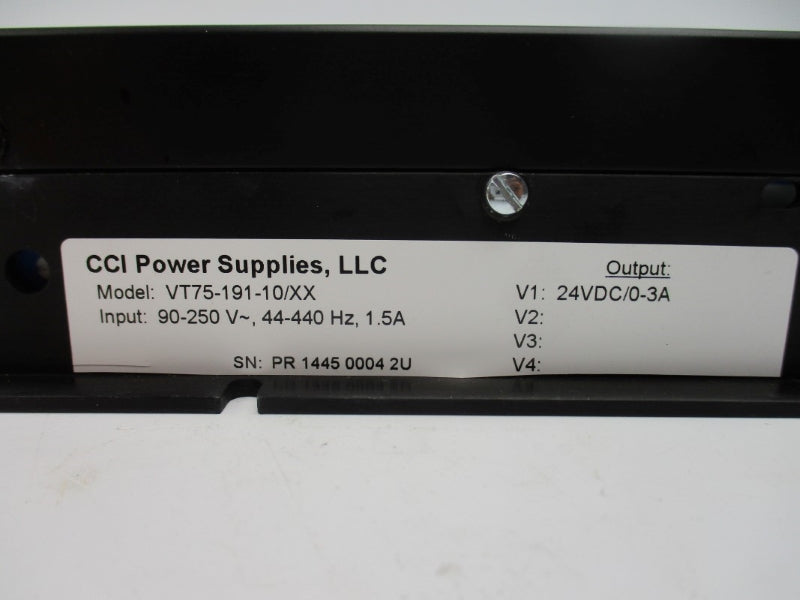 CCI VT75-191-10/XX 90-250V 1.5A NSNP – MRO Global Solutions