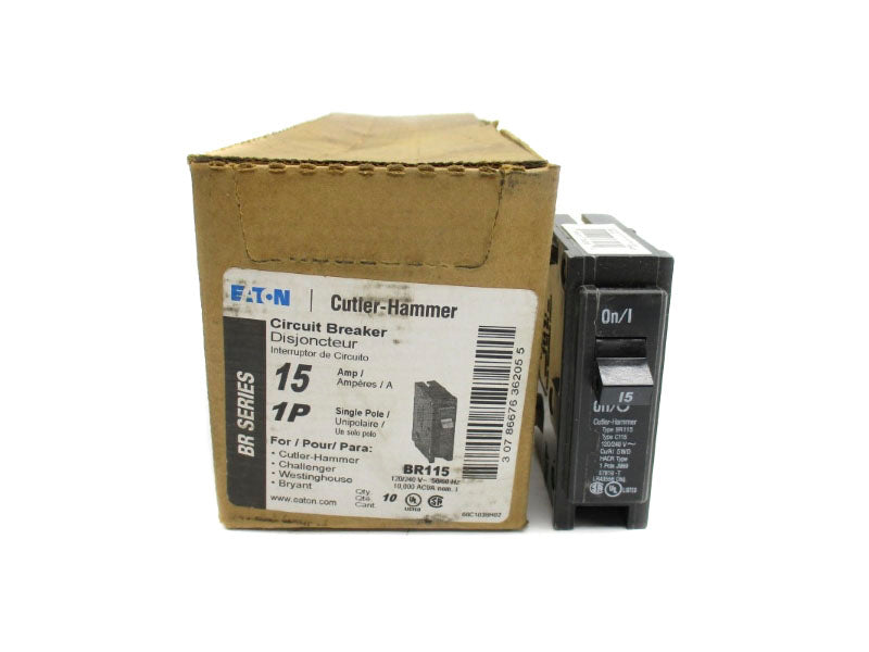 EATON BR115 120/240V 15A (PKG OF 10) NSMP