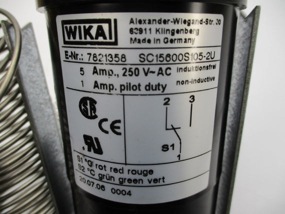 WIKA 7821358 SC15600S105-2U 250VAC 5A 0'-120'C NSNP – MRO Global Solutions