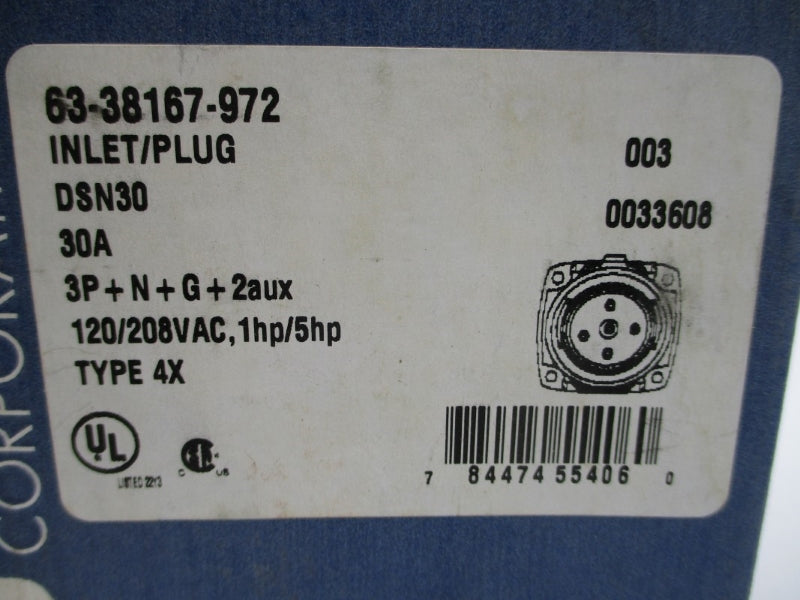 MELTRIC DSN30 63-38167-972 120/208VAC 30A NSMP – MRO Global Solutions