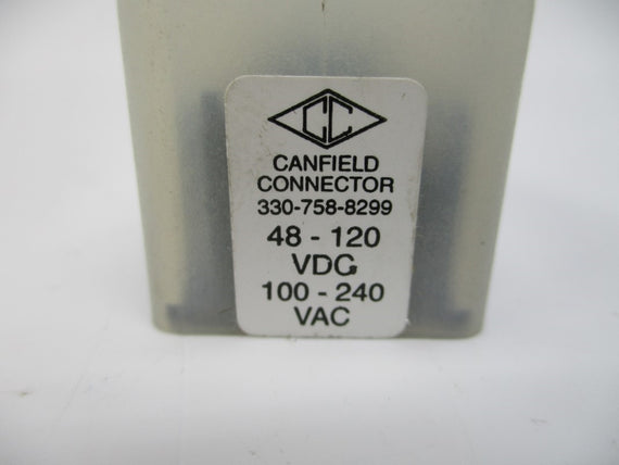 CANFIELD CONNECTOR 330-758-8299 100-240VAC NSNP – MRO Global Solutions