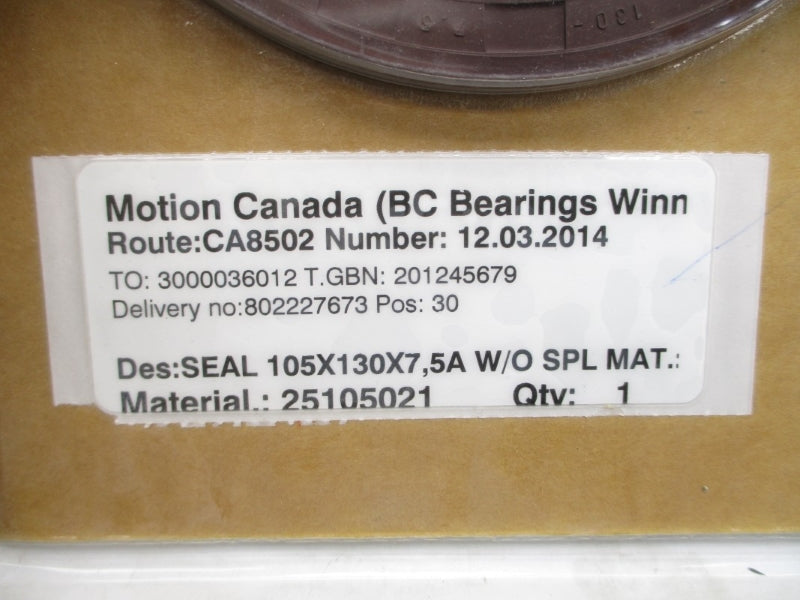 MOTION CANADA 25105021 NSMP – MRO Global Solutions