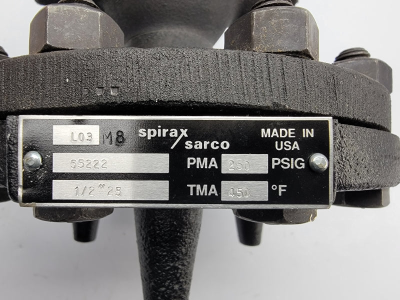 SPIRAX SARCO 55222 250PSI 450'F 1/2" NSNP – MRO Global Solutions