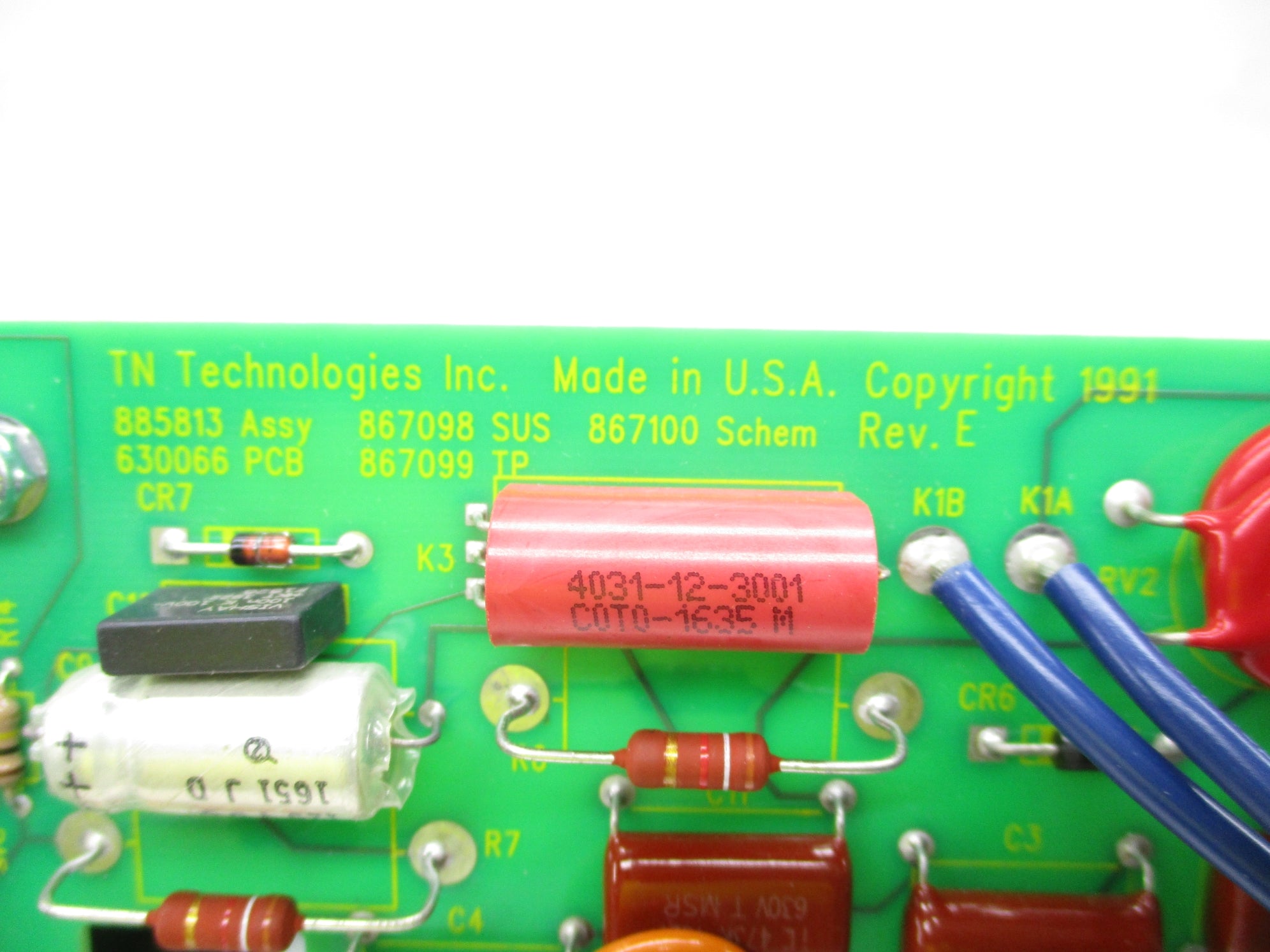 TN TECHNOLOGIES 885813 REV. E NSNP – MRO Global Solutions