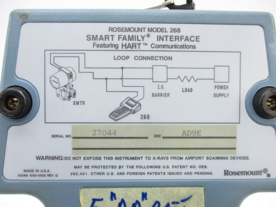 FISHER ROSEMOUNT 268 UNMP – MRO Global Solutions