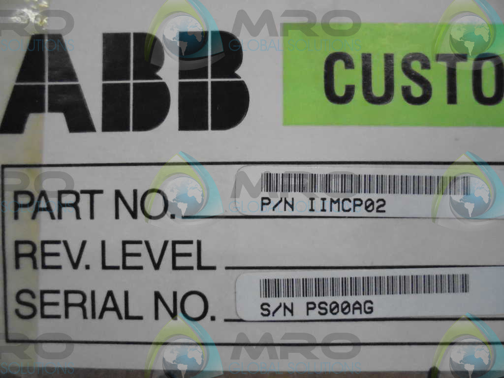 ABB IIMCP02 PROCESSOR MODULE COMMUNICATION OIS MULTI-BUSS * REMAN * – MRO Global Solutions