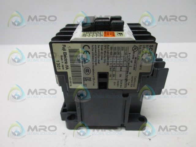FUJI ELECTRIC SC-03 SC11AA CONTACTOR 100-110V *NEW NO BOX* – MRO Global ...