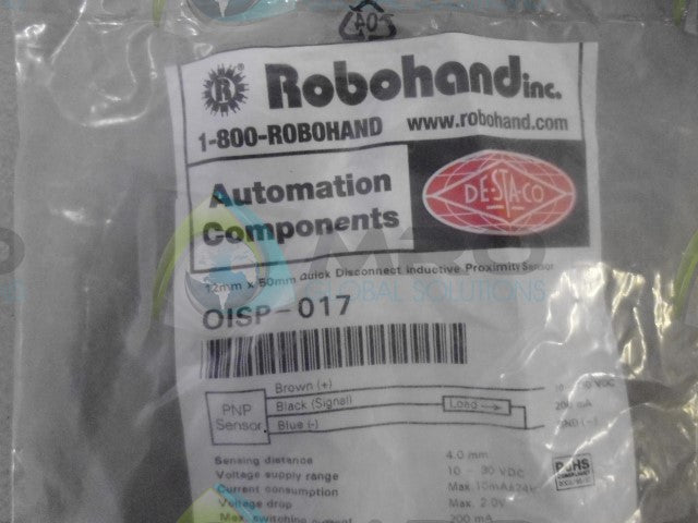 ROBOHAND OISP-017 SENSOR *NEW IN BOX* – MRO Global Solutions