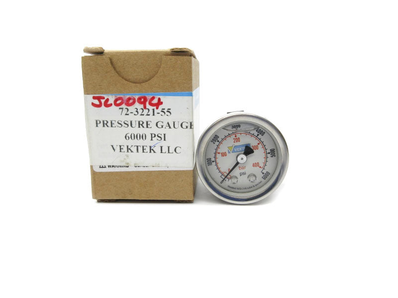 VEKTEK 72-3221-55 0-6000PSI NSMP