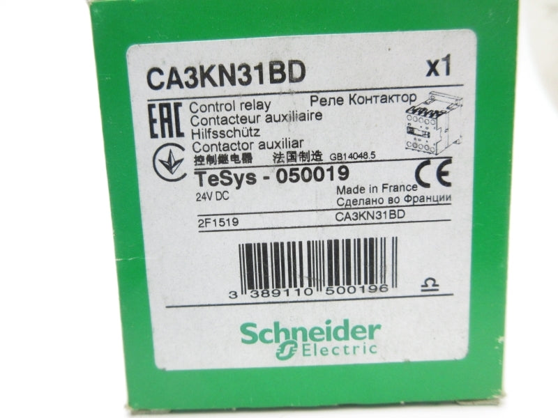 SCHNEIDER ELECTRIC CA3KN31BD 24VDC NSMP – MRO Global Solutions