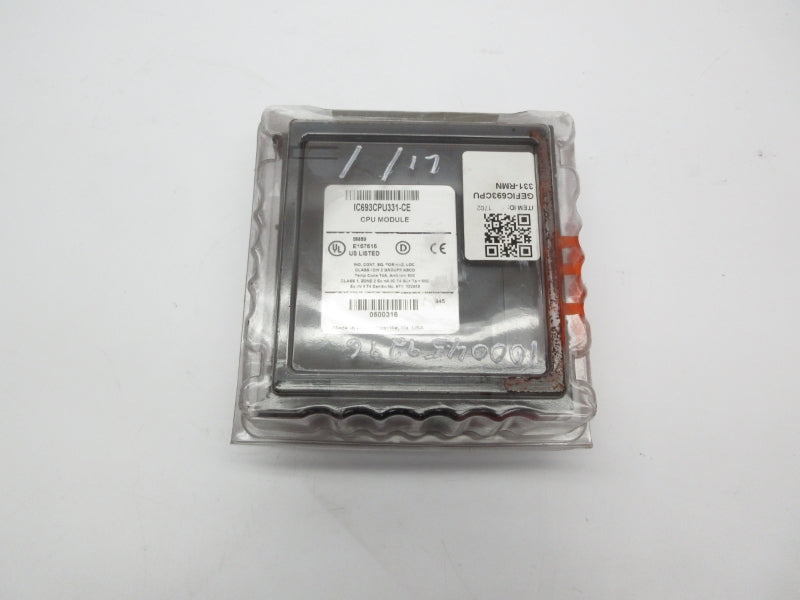 GENERAL ELECTRIC IC693CPU331-CE NSFS – MRO Global Solutions