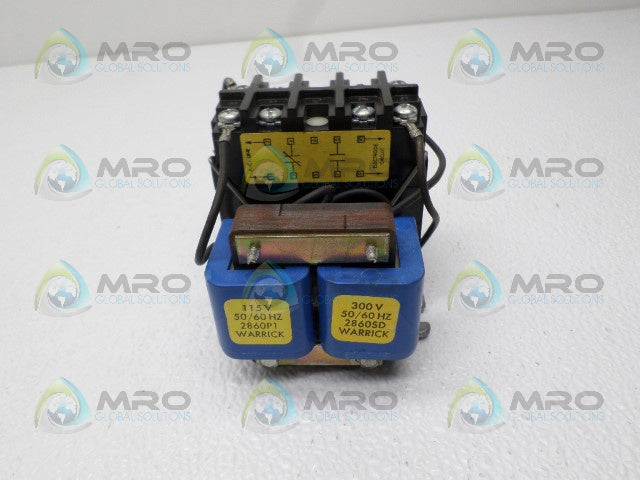 WARRICK CONTROLS 1D1D0 CONTROL RELAY * USED