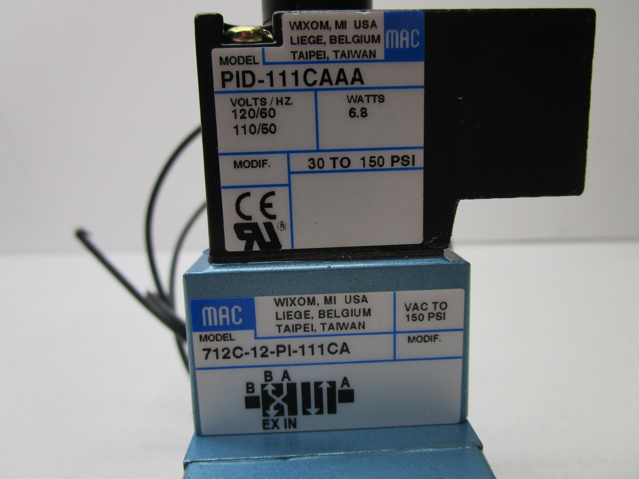 MAC 712C-12-PI-111CA SOLENOID VALVE * NEW NO BOX * – MRO Global Solutions
