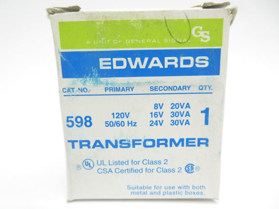 EDWARDS 598 120V 30VA NSMP – MRO Global Solutions