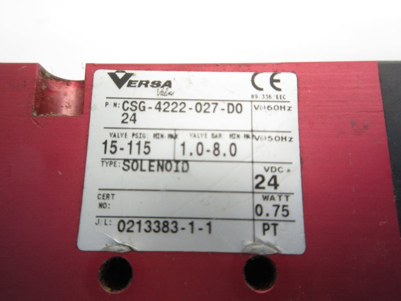 VERSA CSG-4222-027-D024 24VDC UNMP – MRO Global Solutions