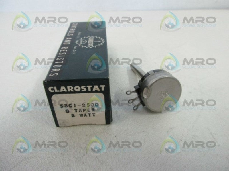 CLAROSTAT 53C1-2500-S POTENTIOMETER * NEW IN BOX * – MRO Global Solutions